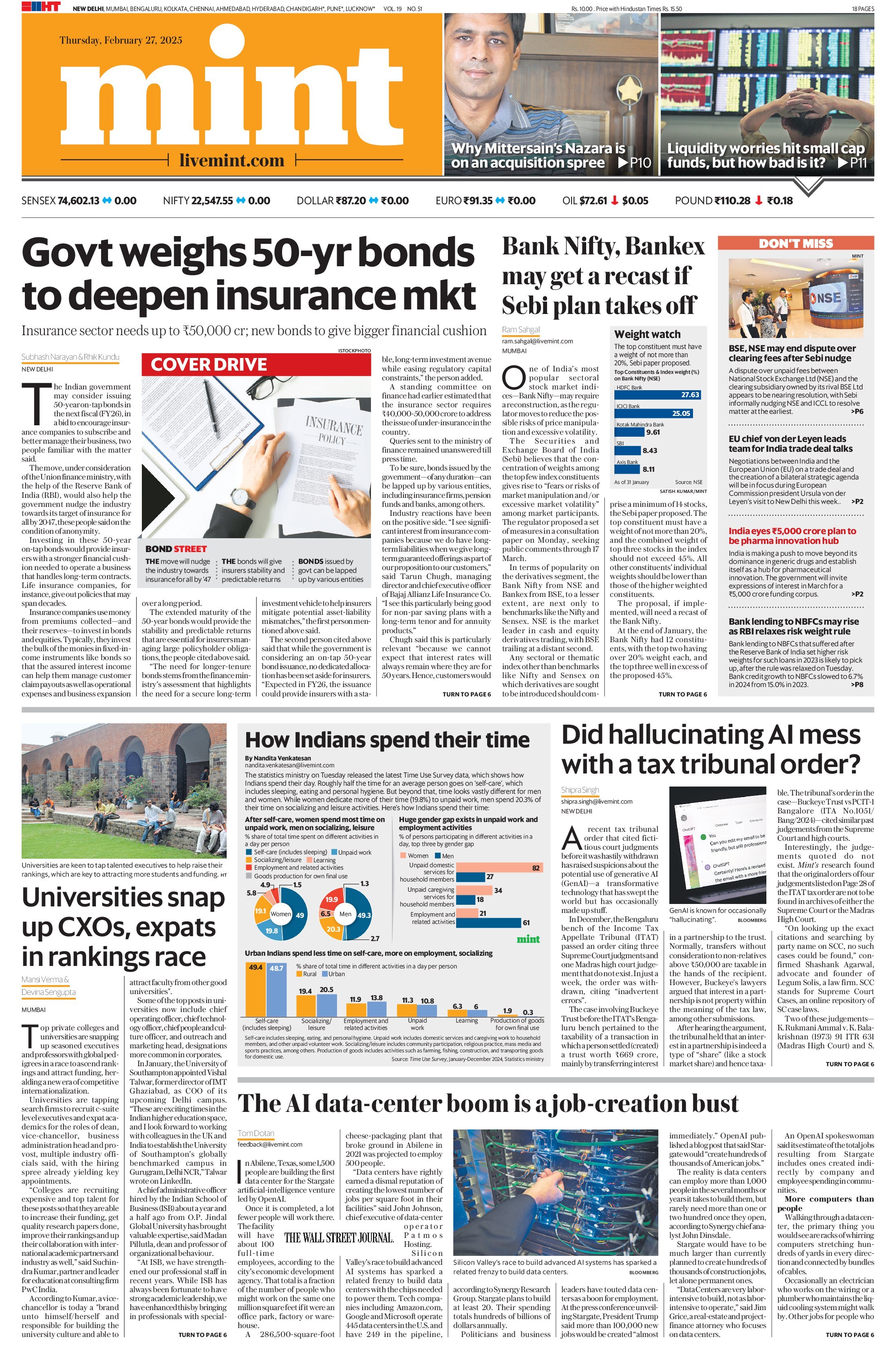 Livemint ePaper: Business News Paper, Business ePaper Online