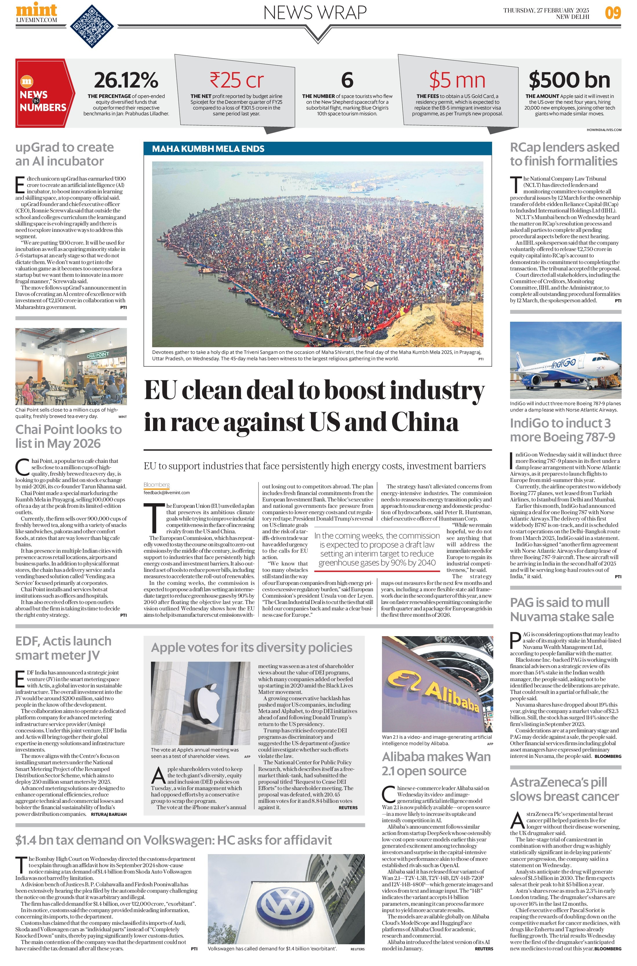Livemint ePaper: Business News Paper, Business ePaper Online
