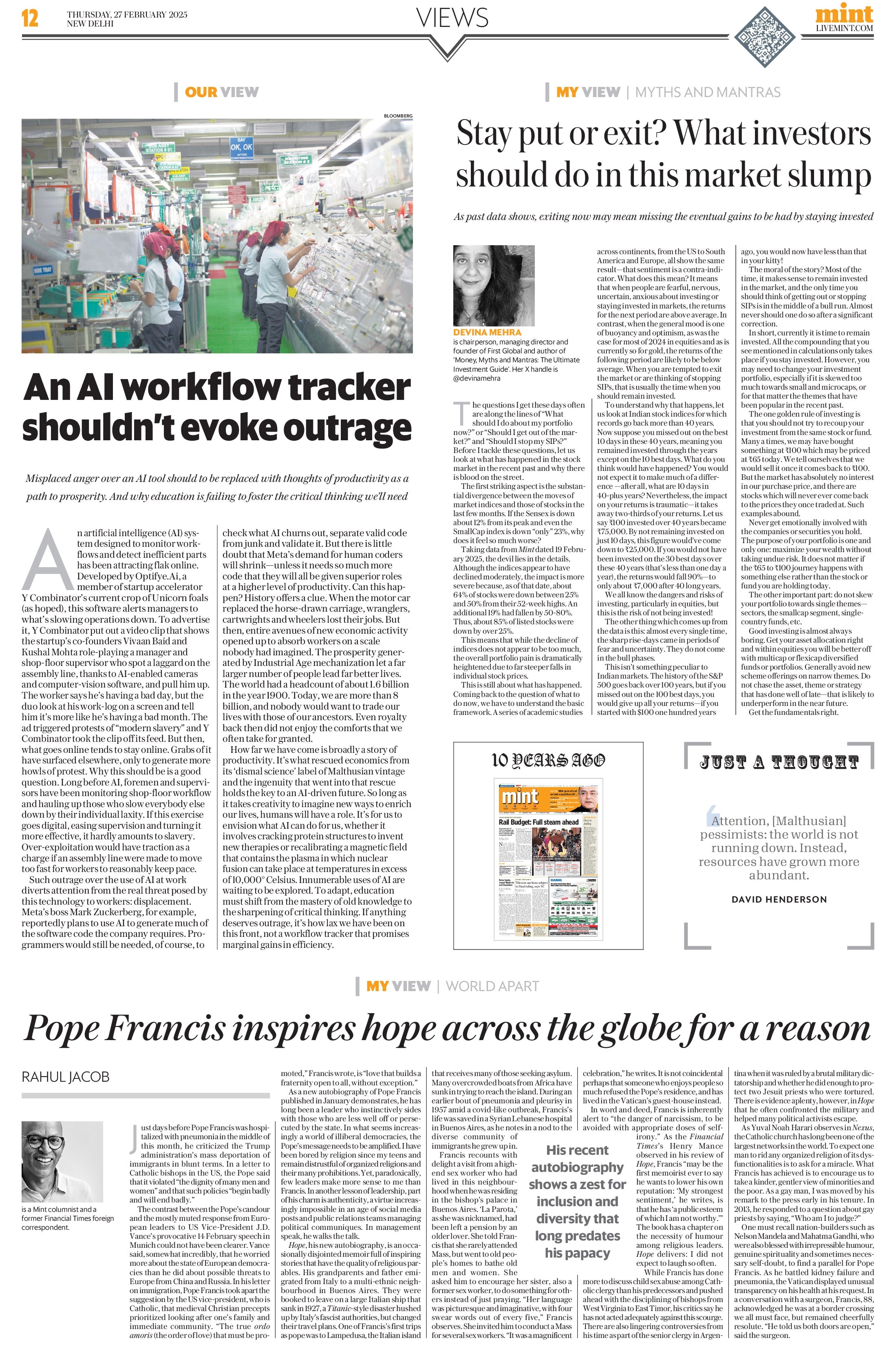 Livemint ePaper: Business News Paper, Business ePaper Online